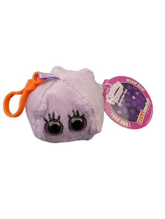 Toys | 3 For 15 Giant Microbes Kissing Disease Mini Plush Keychain ...